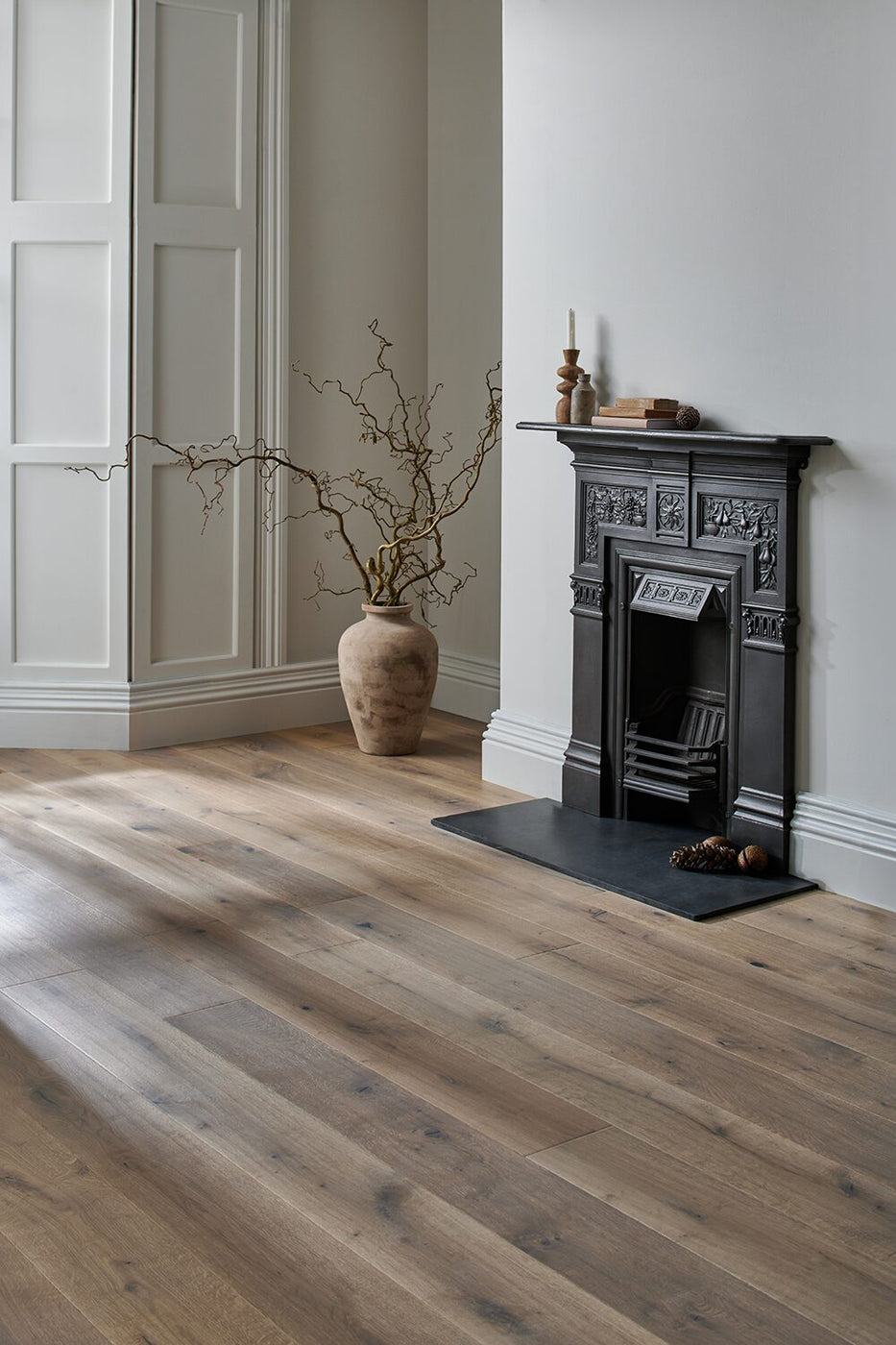Woodpecker Dartmouth Pewter Oak Plank | Rustic Flooring — Newland ...
