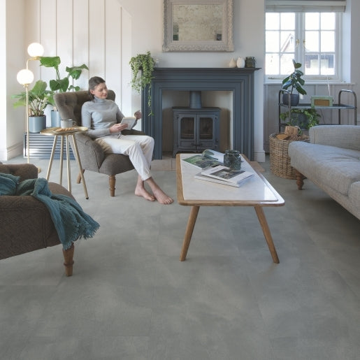 Quickstep Illume Soft Sky Vinyl Tile | Newland Floors — Newland Floors ...