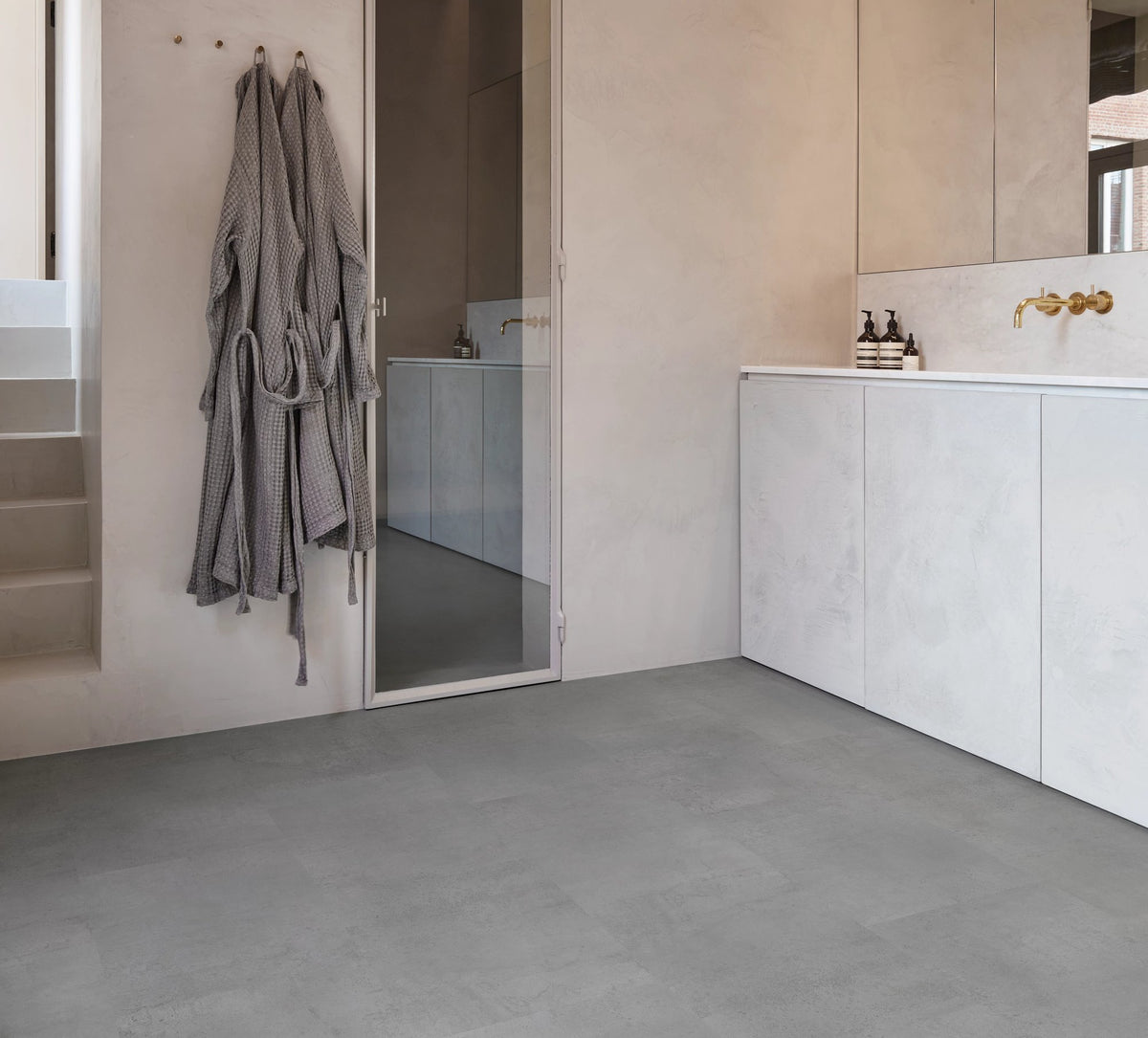 COREtec Essentials Tile Polished Concrete 95 | Newland Floors — Newland ...