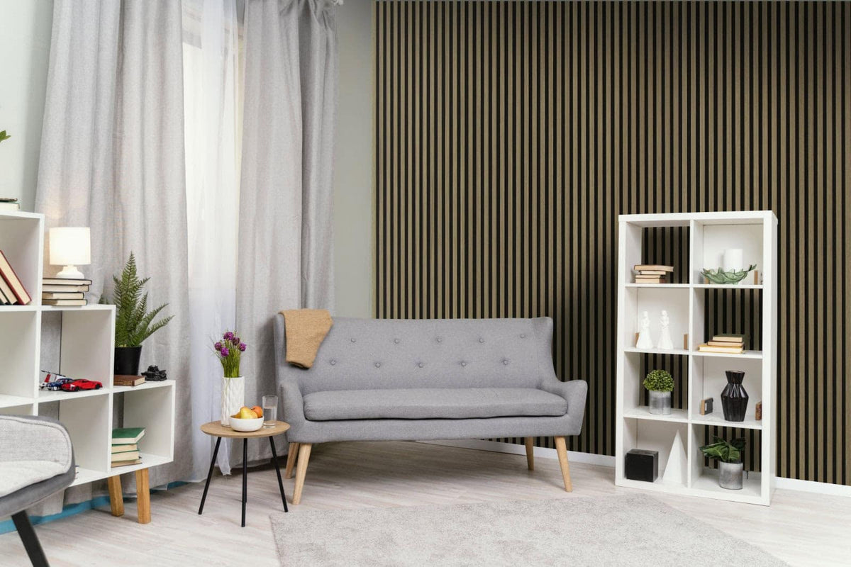 Walnut Wood Effect Wall Panelling | Laminated Wall Panelling — Newland ...