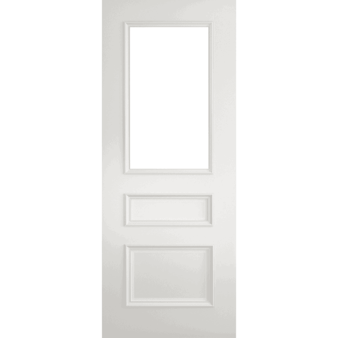 Mendes | White Primed Mayfair 1 Light Glazed Door | Newland — Newland ...